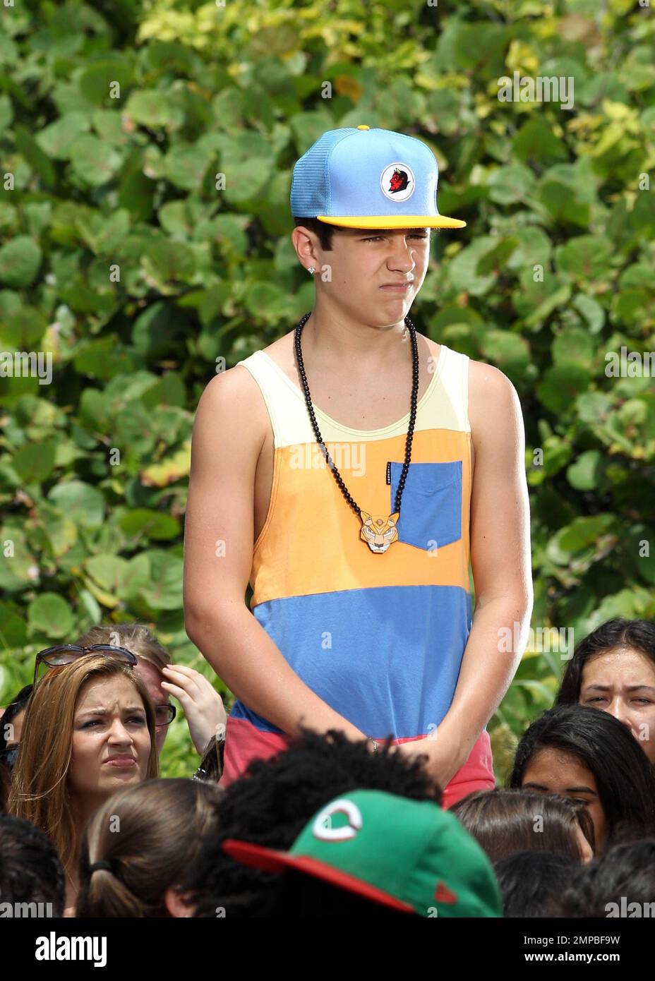 Austin Mahone, who is rumored to be the next 'Justin Bieber,' was seen ...