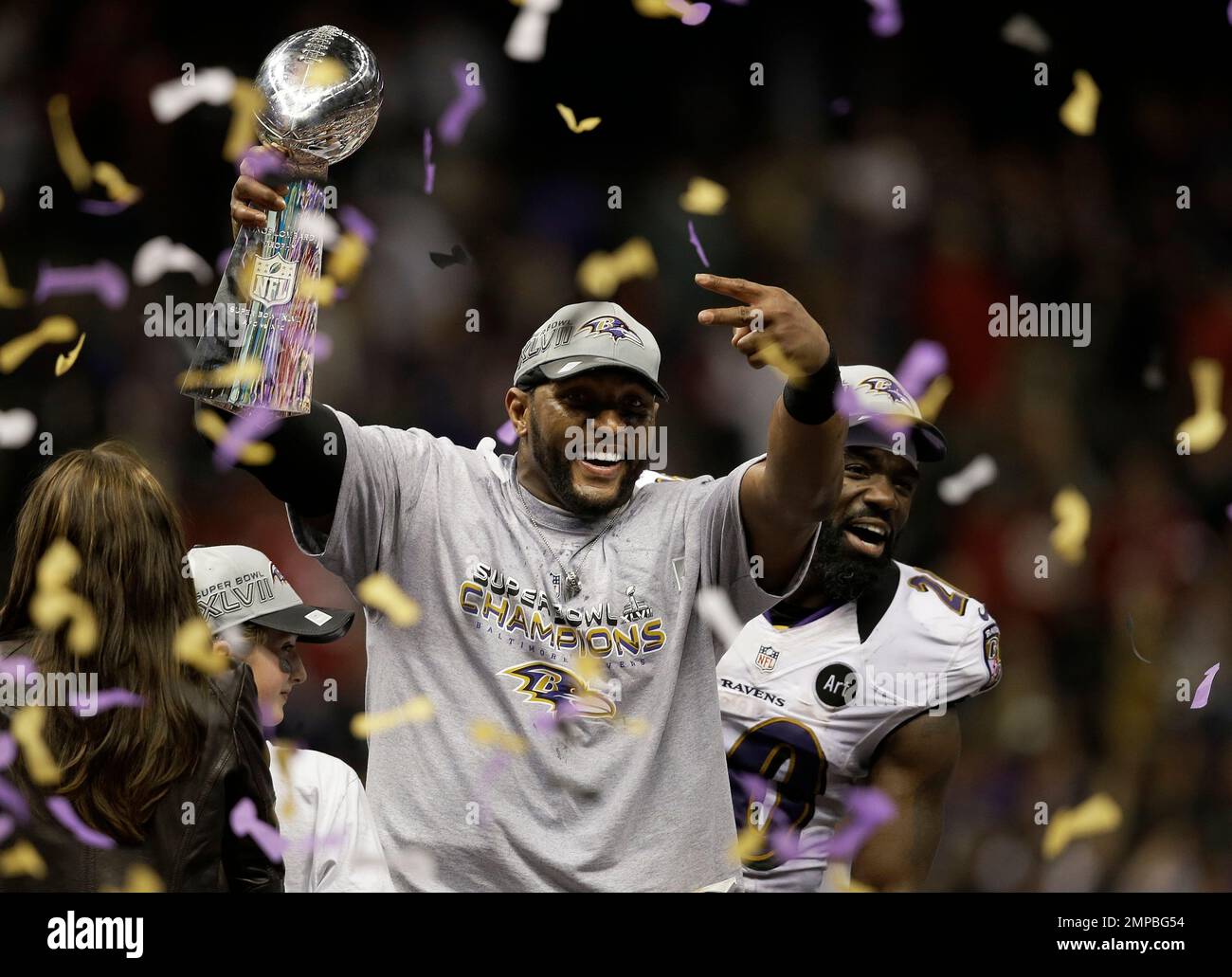 FILE - In this Feb. 3, 2013, file photo, Baltimore Ravens linebacker ...