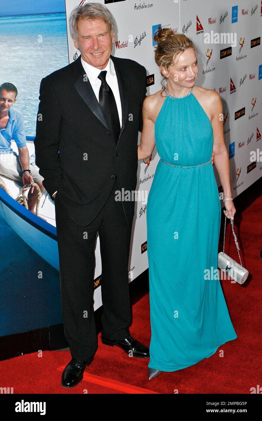 Harrison Ford and Calista Flockhart at the G'Day USA Australia.com ...