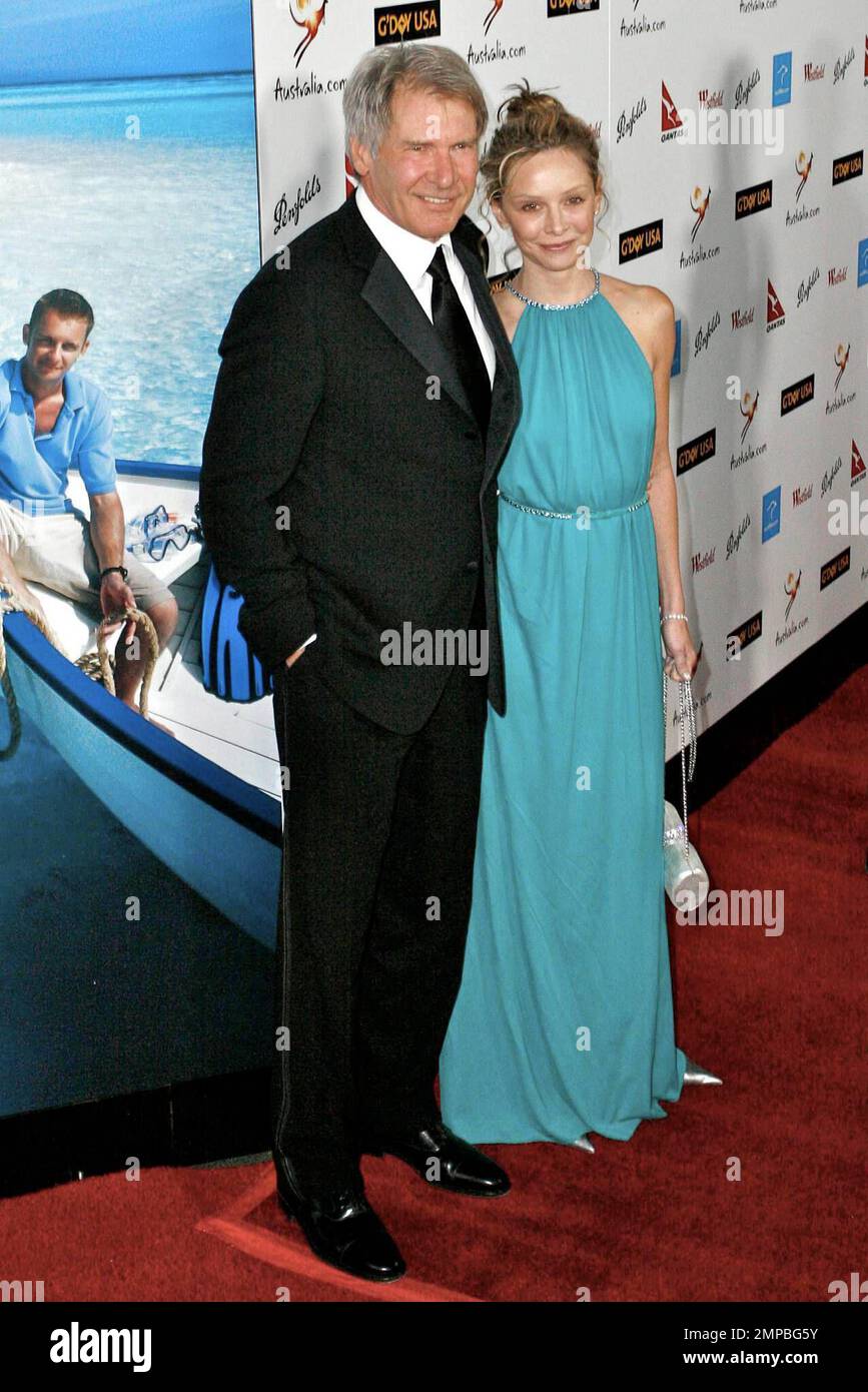 Harrison Ford and Calista Flockhart at the G'Day USA Australia.com ...