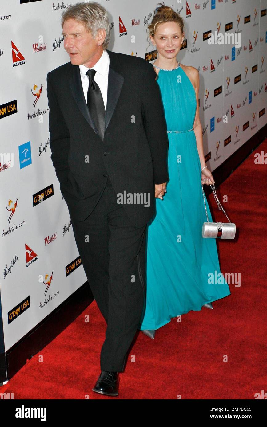 Harrison Ford and Calista Flockhart at the G'Day USA Australia.com ...