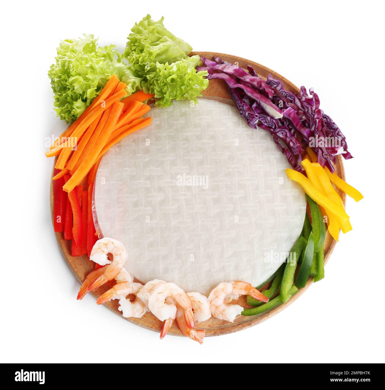 Vietnamese rice paper roll ingredients hi-res stock photography and ...