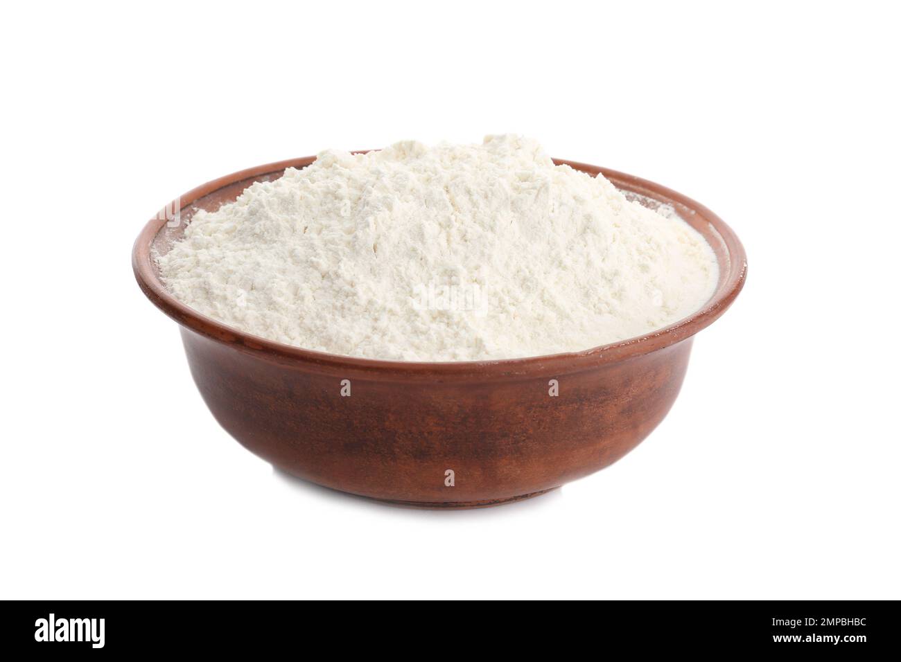 Organic flour in bowl hi-res stock photography and images - Alamy