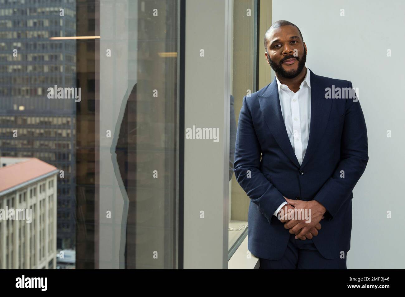 In this Nov. 16, 2017 photo, actor-filmmaker and author Tyler Perry ...