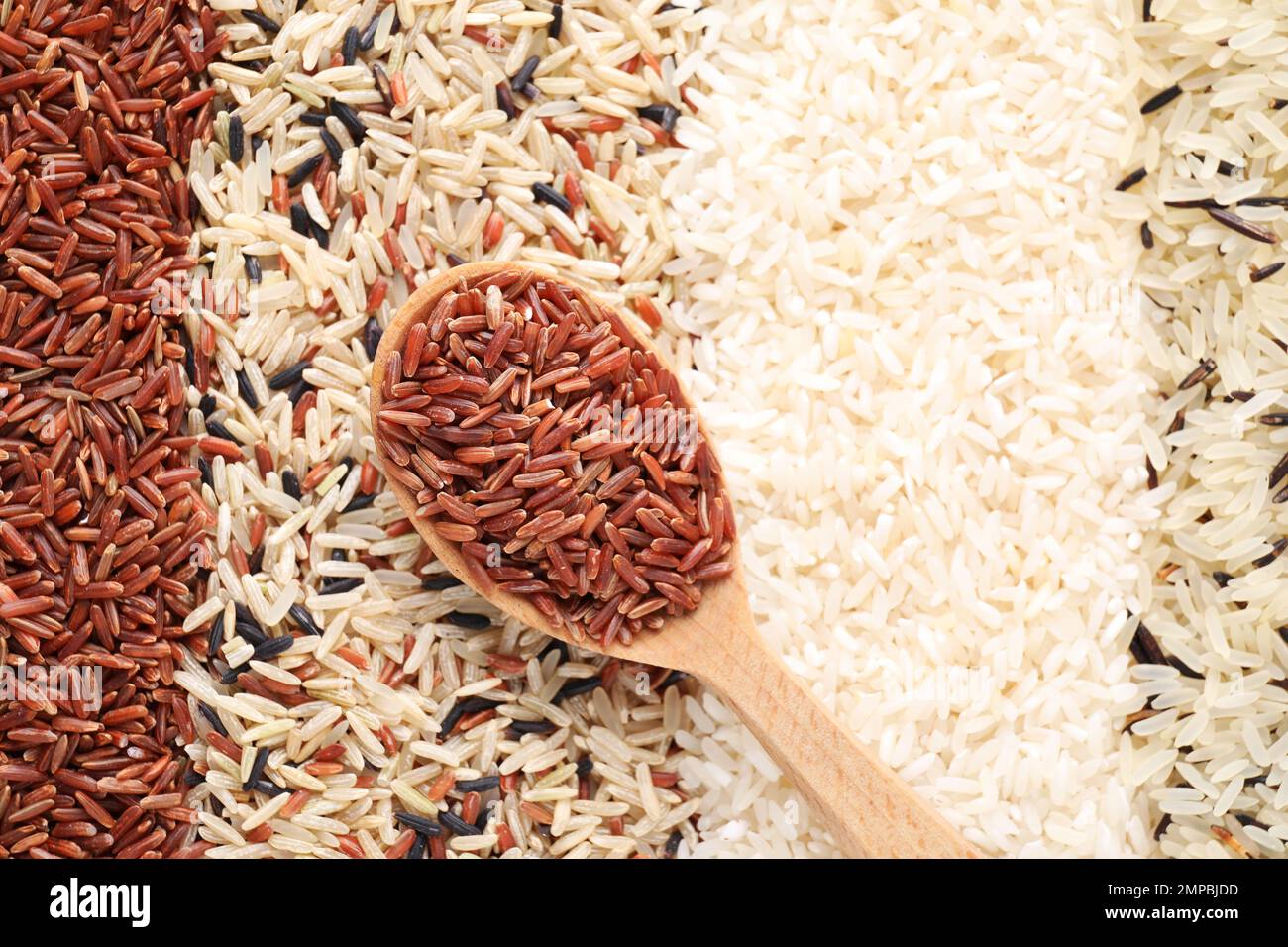 Organic types of rice hi-res stock photography and images - Alamy