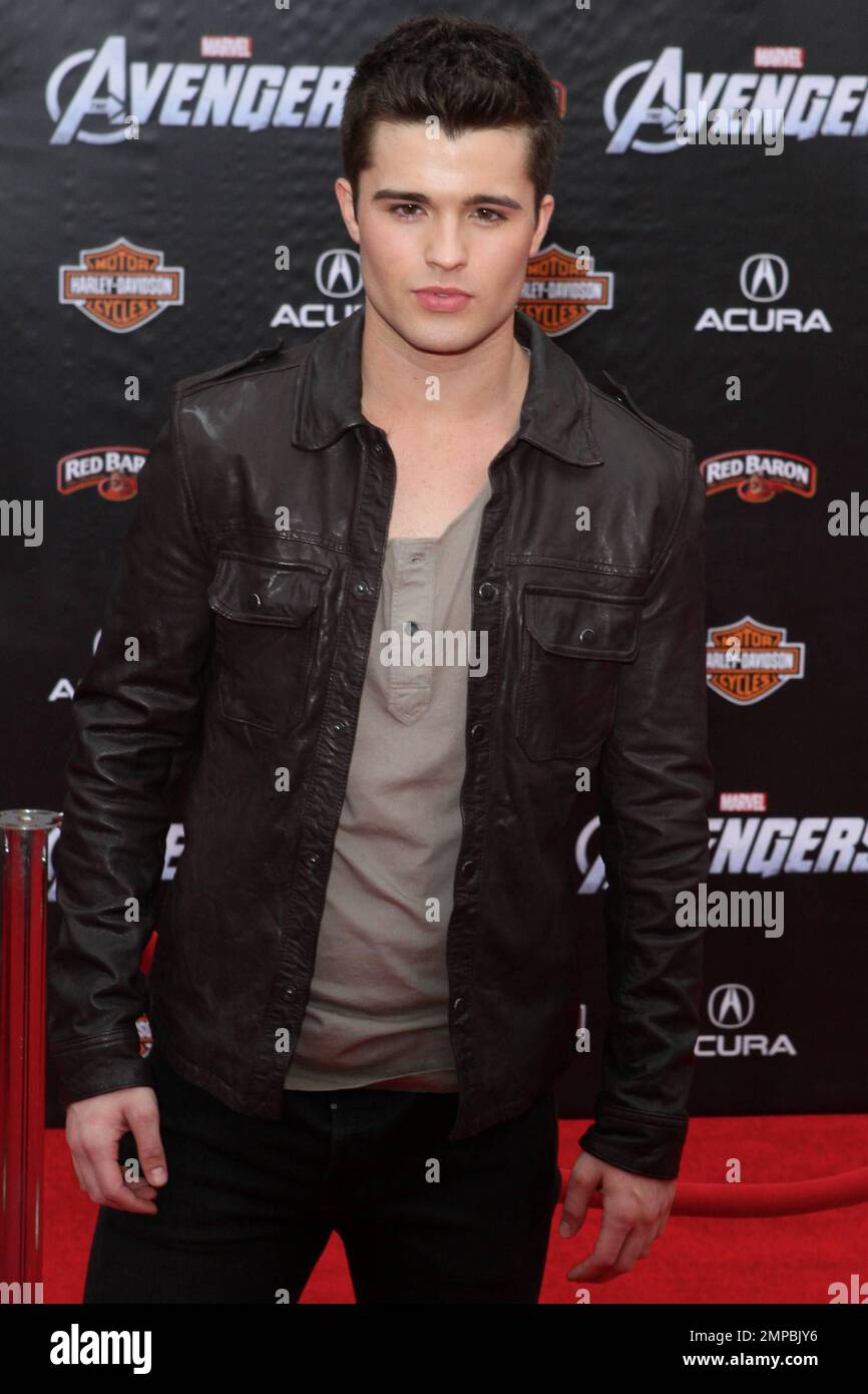 Spencer Boldman at the world premiere of Marvel's The Avengers at El ...