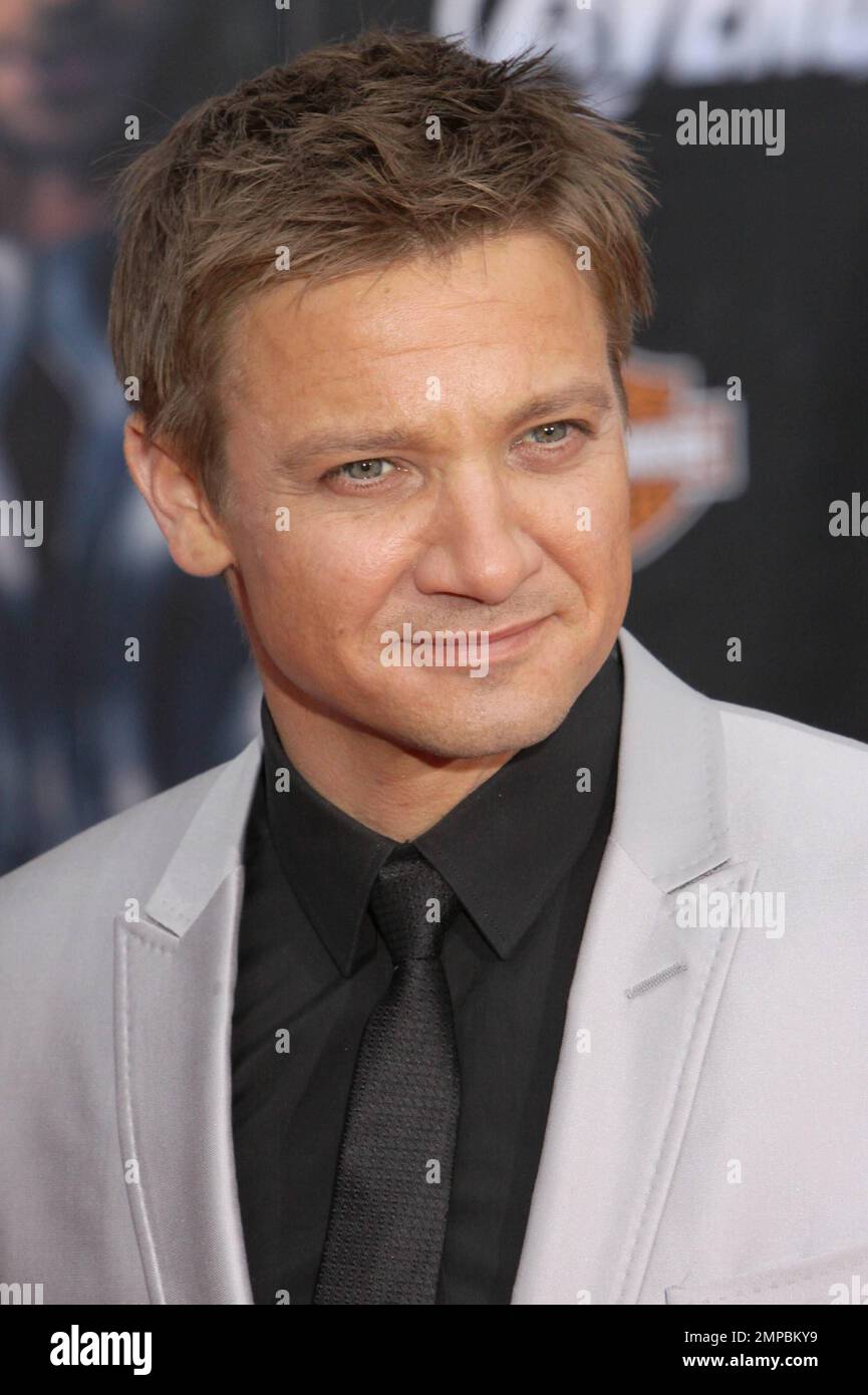 Jeremy Renner at the world premiere of Marvel's The Avengers at El ...