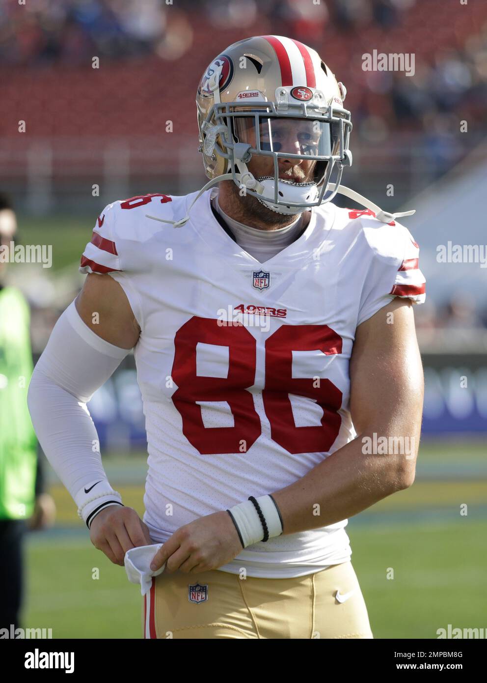 San Francisco 49ers long snapper Kyle Nelson (86) against the Los ...