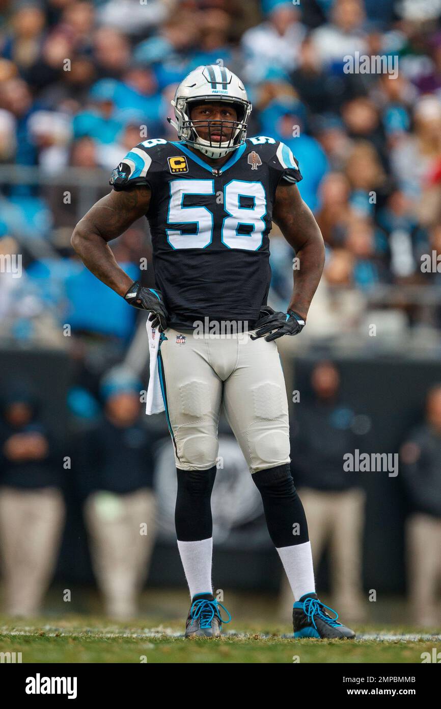 Carolina Panthers outside linebacker Thomas Davis (58) in action ...