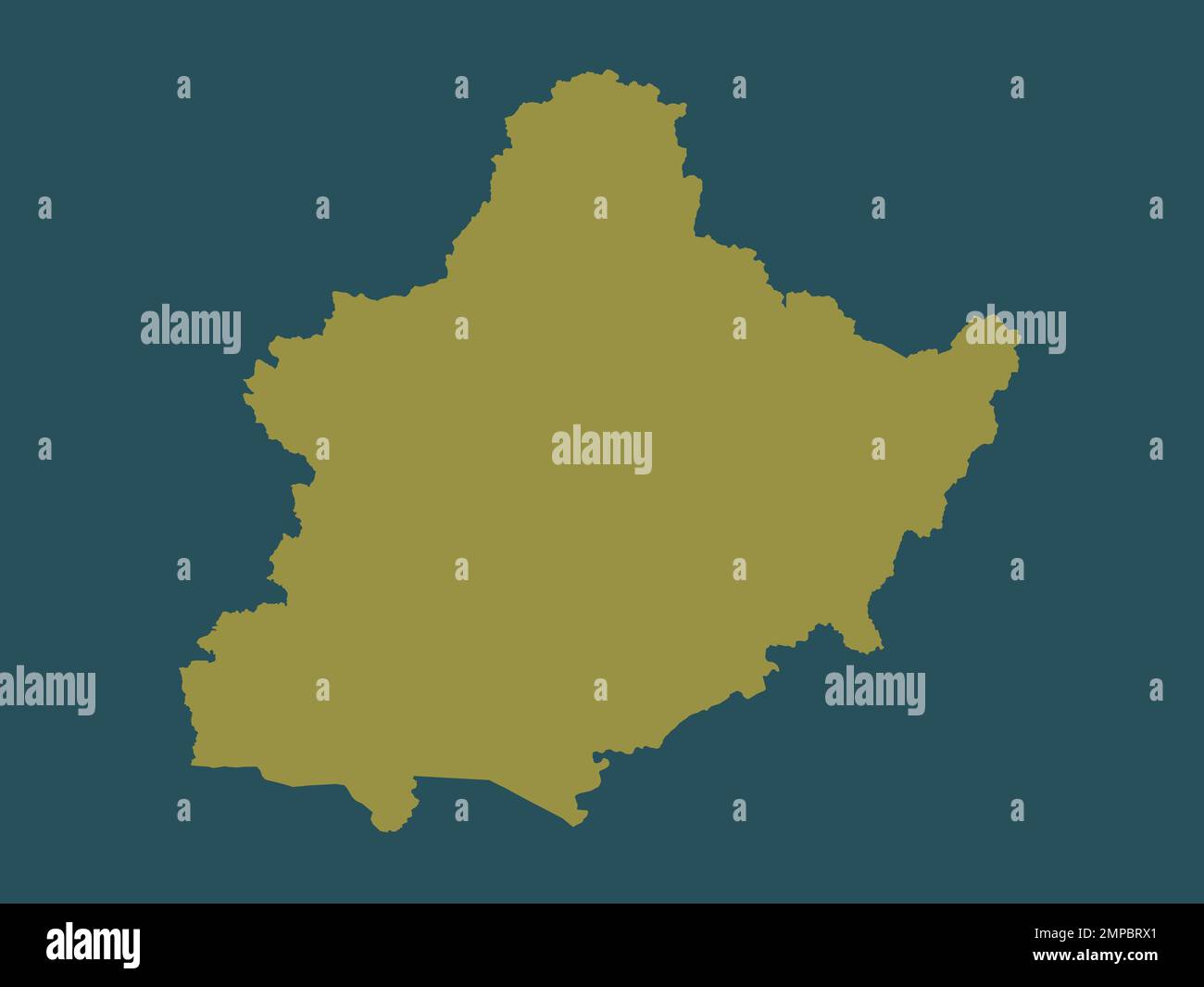 West, development region of Nepal. Solid color shape Stock Photo - Alamy