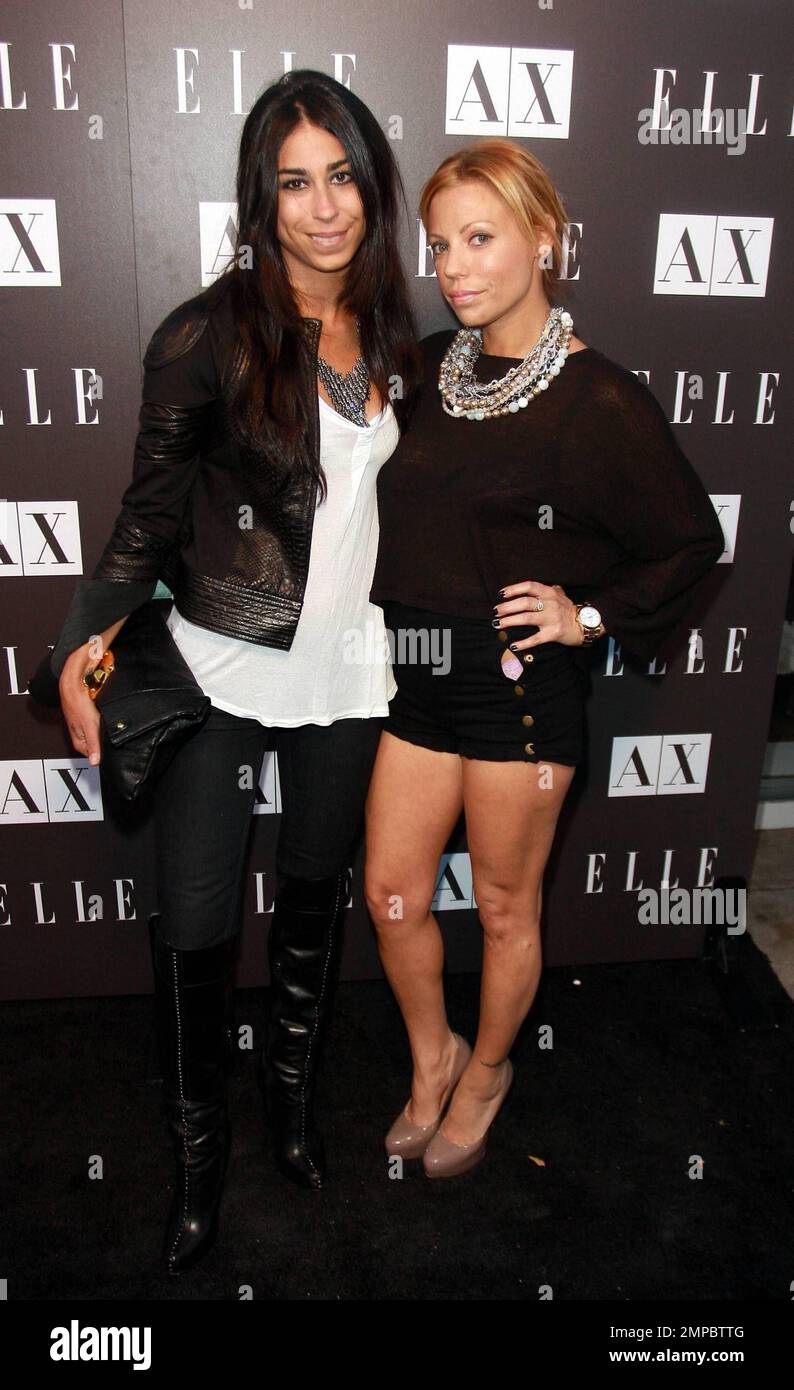 Courtenay Semel and Donna Katz attending the A/X Armani Exchange "Disco ...