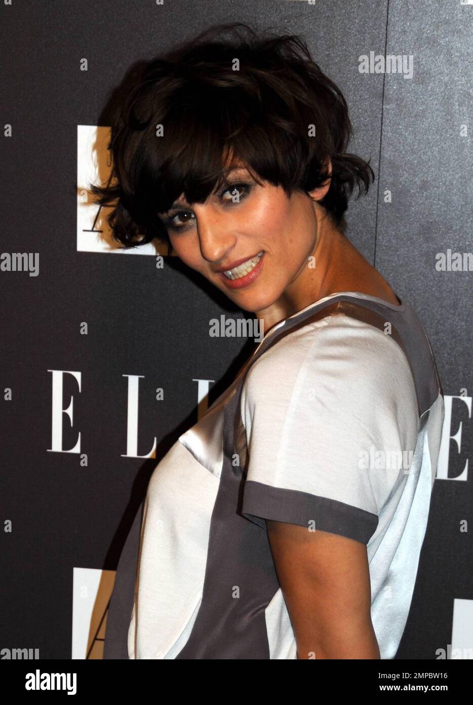 Martina Sorbara of Dragonette attending the A/X Armani Exchange "Disco ...