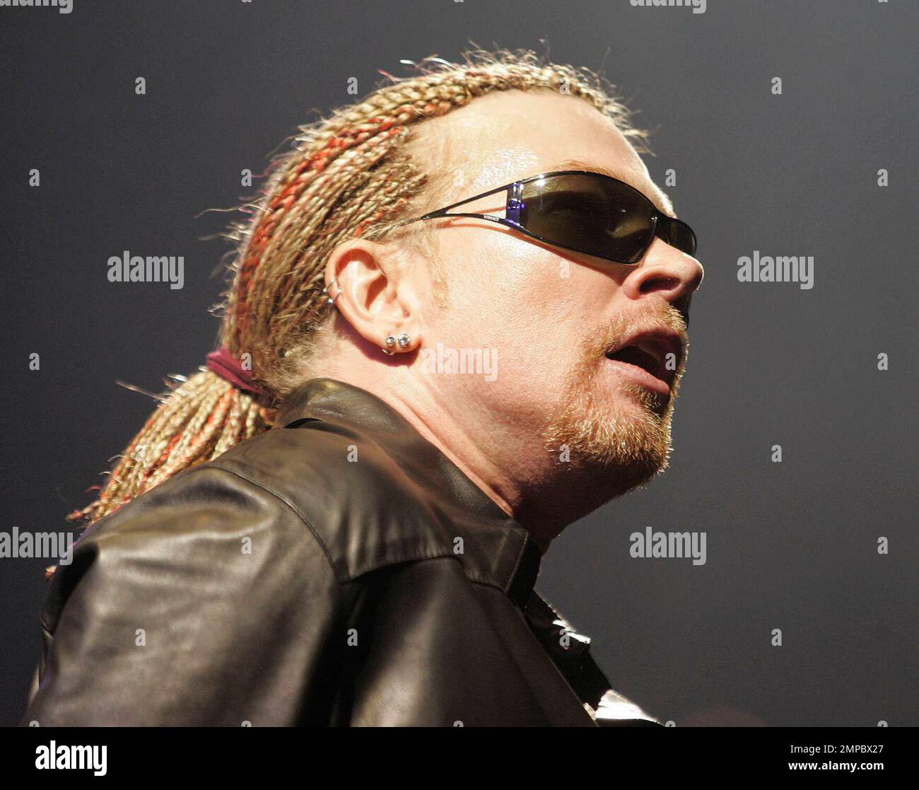 Axl rose leather jacket hi-res stock photography and images - Alamy