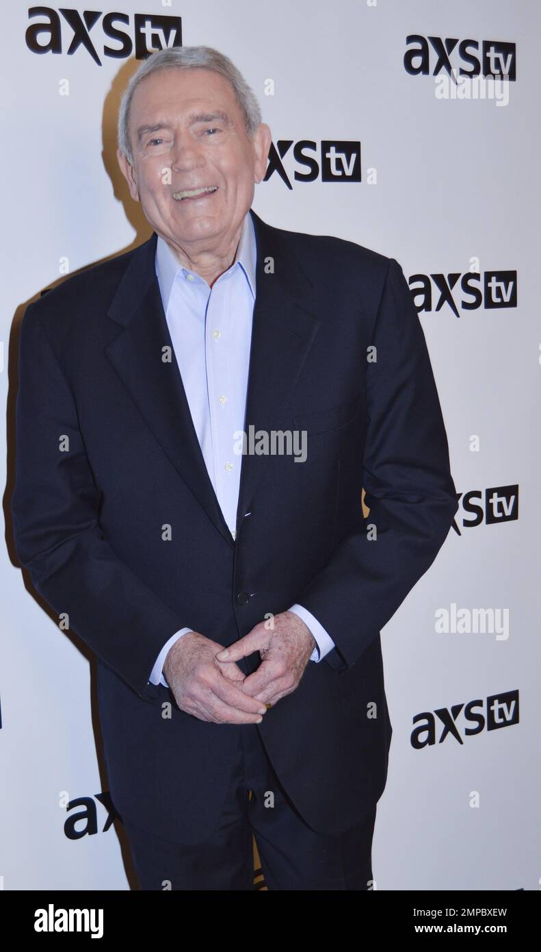 Dan Rather at the AXS TV TCA Tour at the Langham Huntington hotel in ...