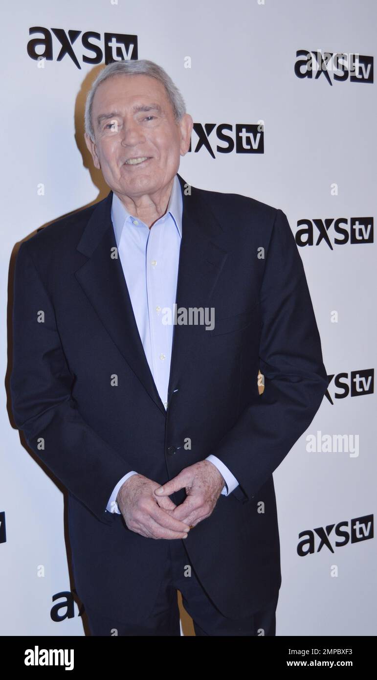 Dan Rather at the AXS TV TCA Tour at the Langham Huntington hotel in ...