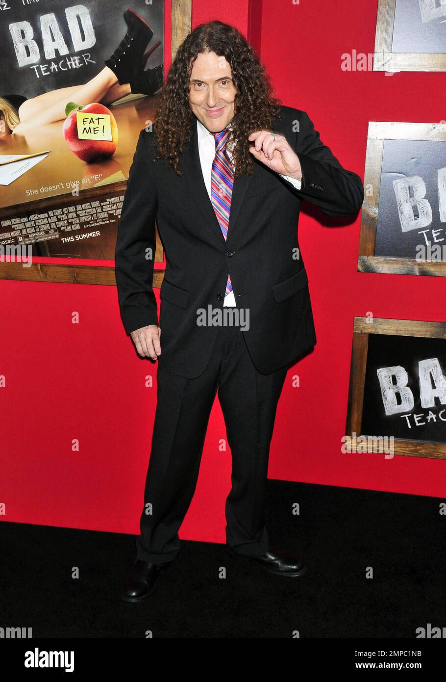 Weird Al Yankovic at the premiere of "Bad Teacher" at the Ziegfeld ...