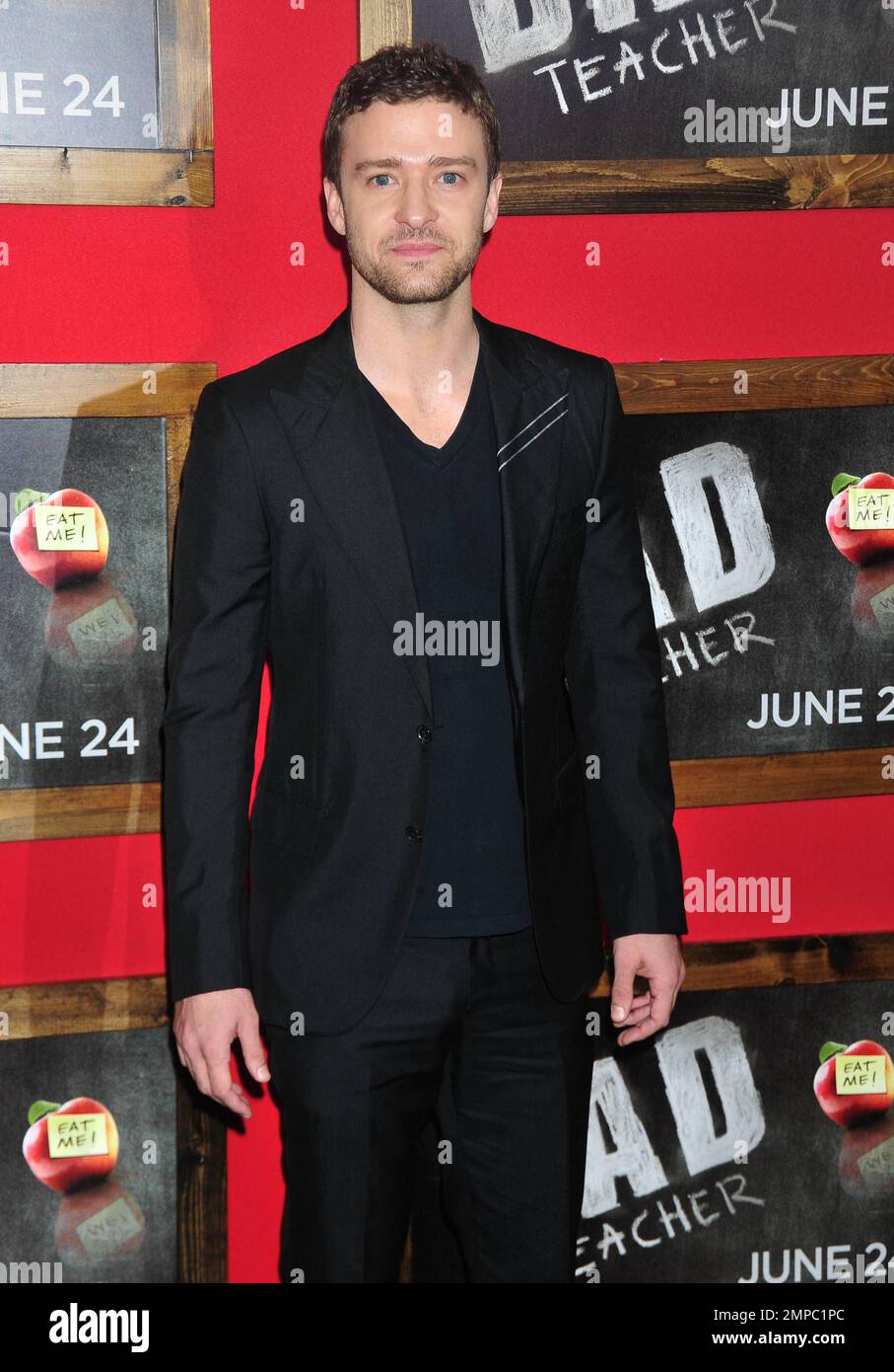 Justin Timberlake attends the premiere of his new film, Bad Teacher at ...