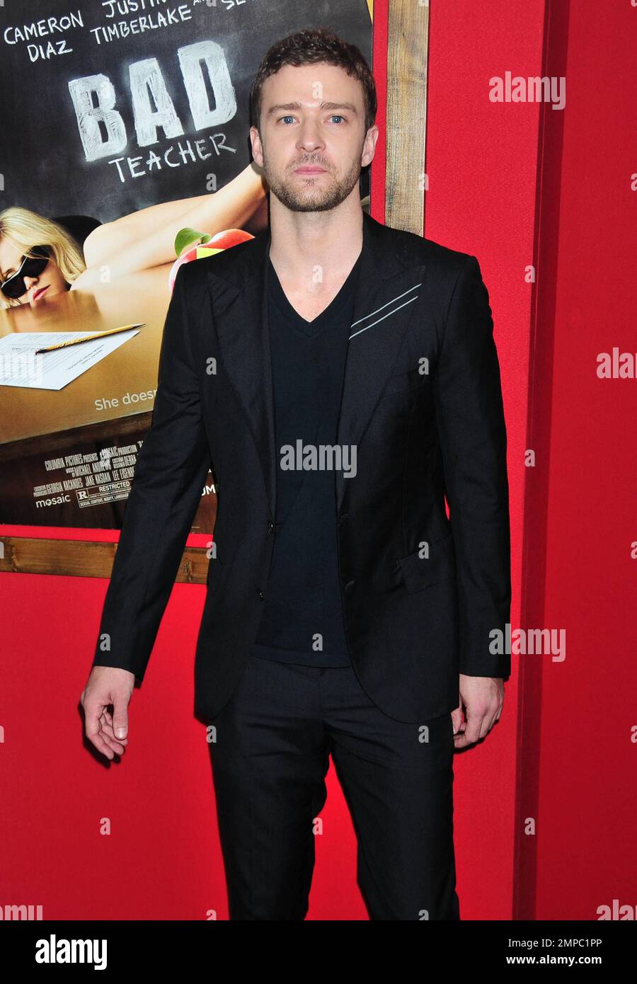 Justin Timberlake attends the premiere of his new film, Bad Teacher at ...