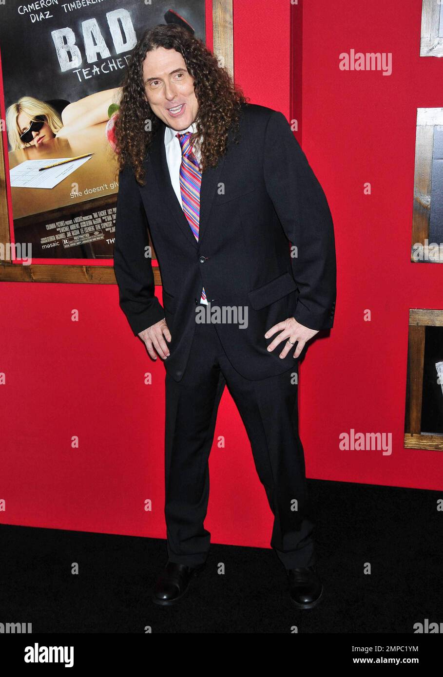 Weird Al Yankovic at the premiere of "Bad Teacher" at the Ziegfeld ...
