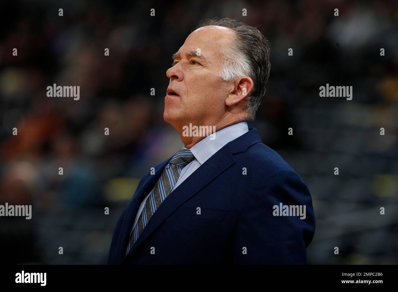 Philadelphia 76ers assistant coach Jim O'Brien in the first half of an ...