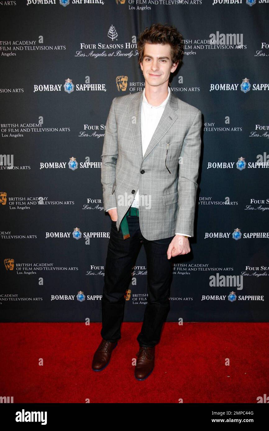 Andrew Garfield on the red carpet at the 17th Annual BAFTA Los Angeles ...