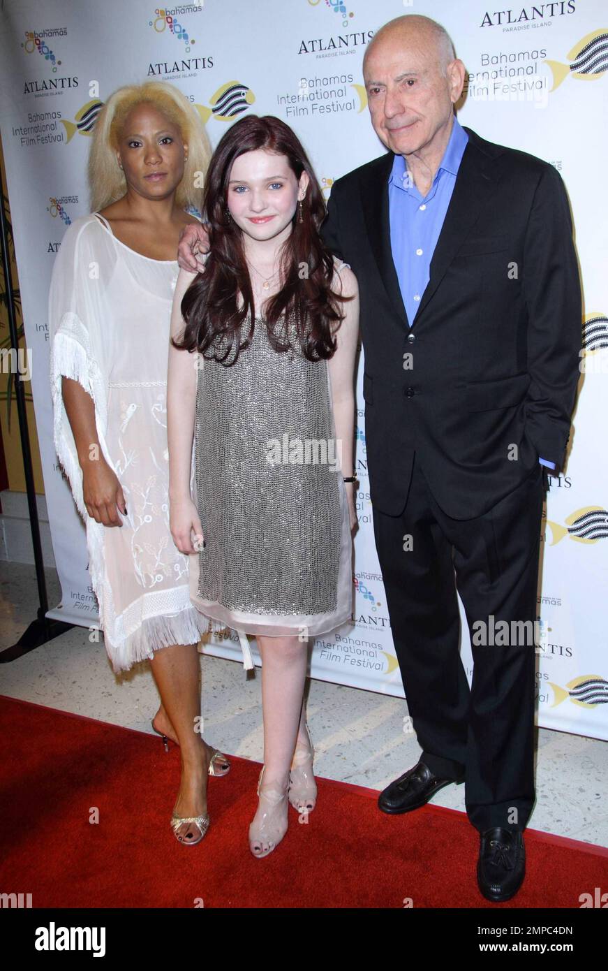 Alan Arkin with BIFF founder Leslie Vanderpool and actress Abigail ...