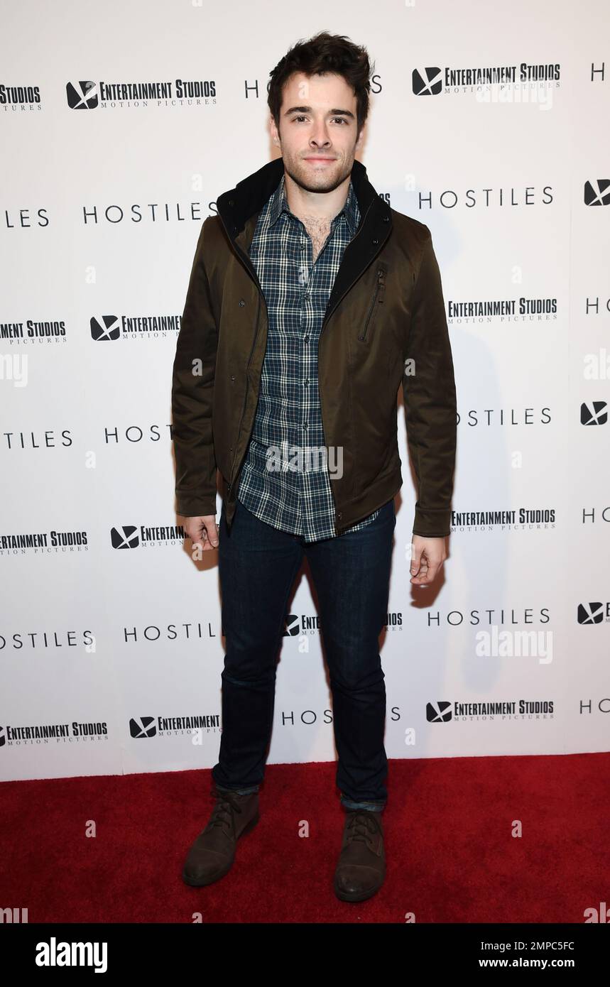 Actor Corey Cott attends a special screening of "Hostiles" at ...