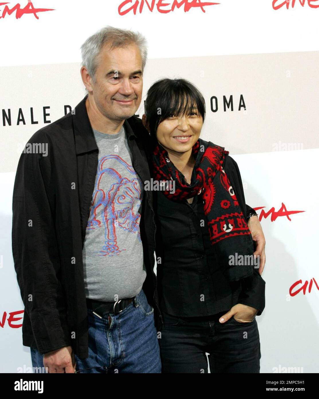Guka Omarova and Sergei Bodrov attend the photocall for "Baksy" at the ...
