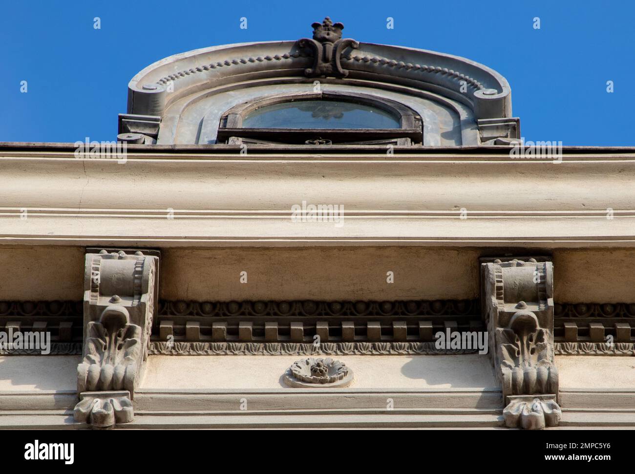 It is an old and famous building with neoclassical elements Stock Photo ...