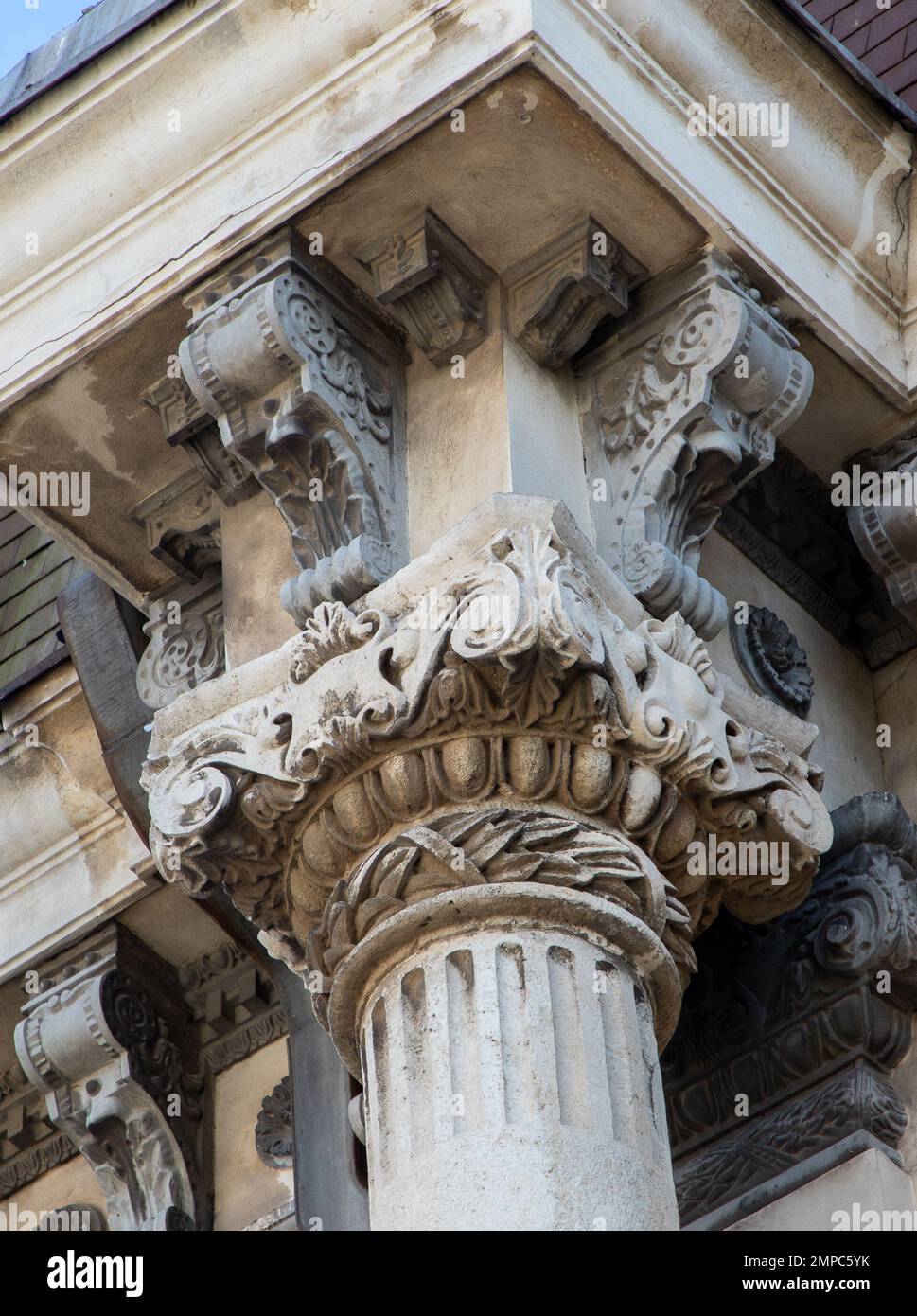 It is an old and famous building with neoclassical elements Stock Photo ...