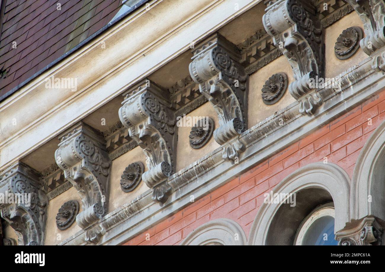 It is an old and famous building with neoclassical elements Stock Photo ...