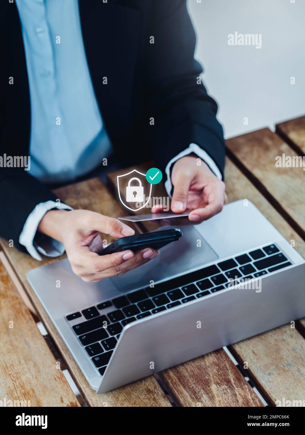 Payment secure, financial transaction security and protection concepts ...