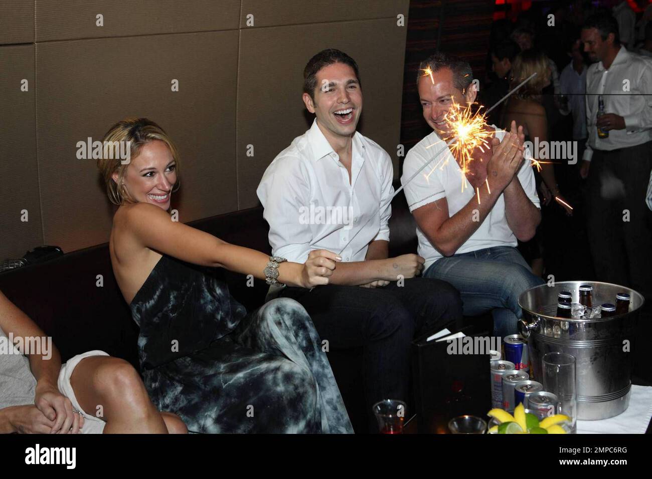 EXCLUSIVE!! Hayley Duff enjoys herself with guests at Aura nightclub at ...