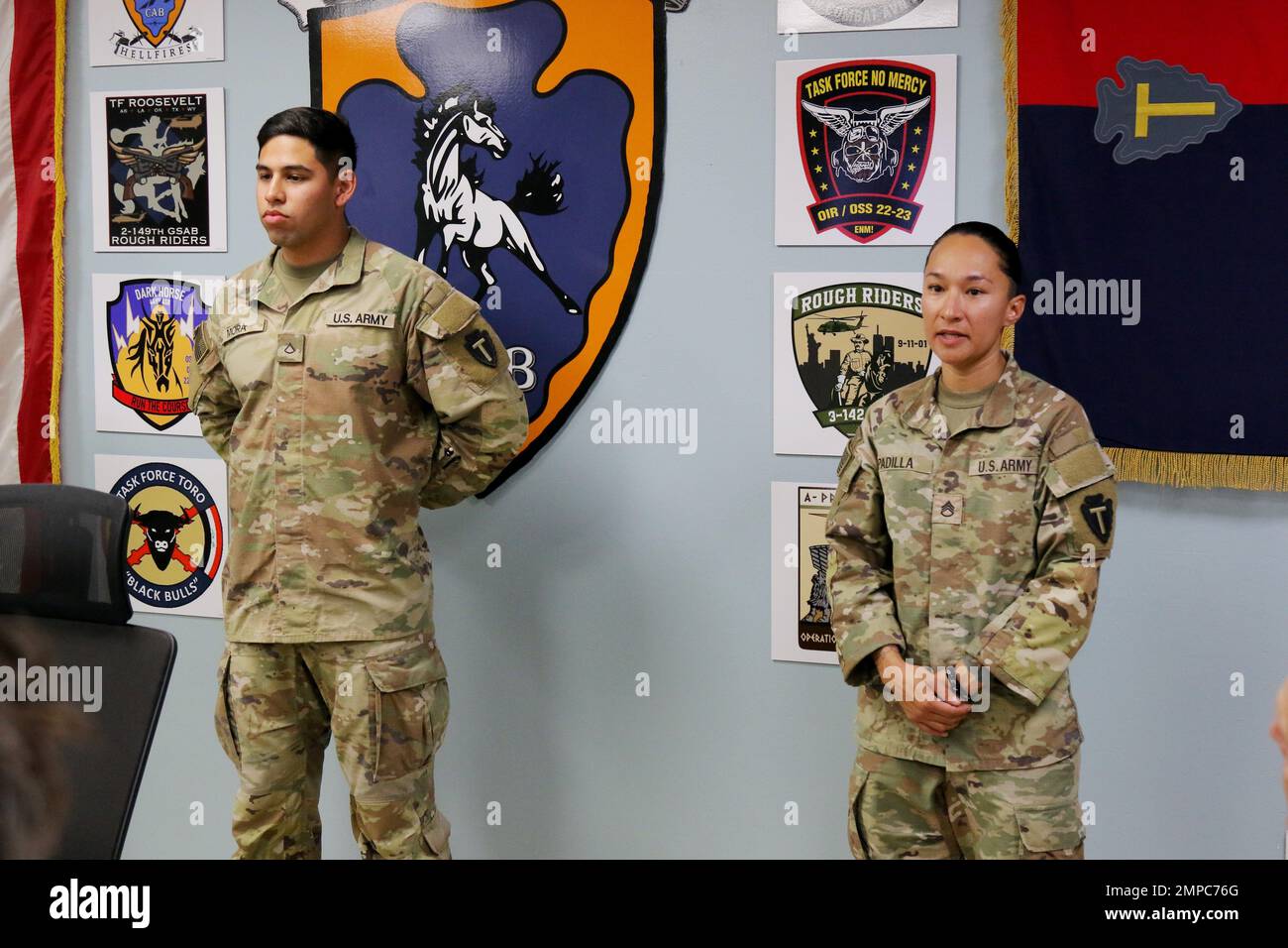 U.S. Army Staff Sgt. Angela J. Padilla, materials management supervisor ...