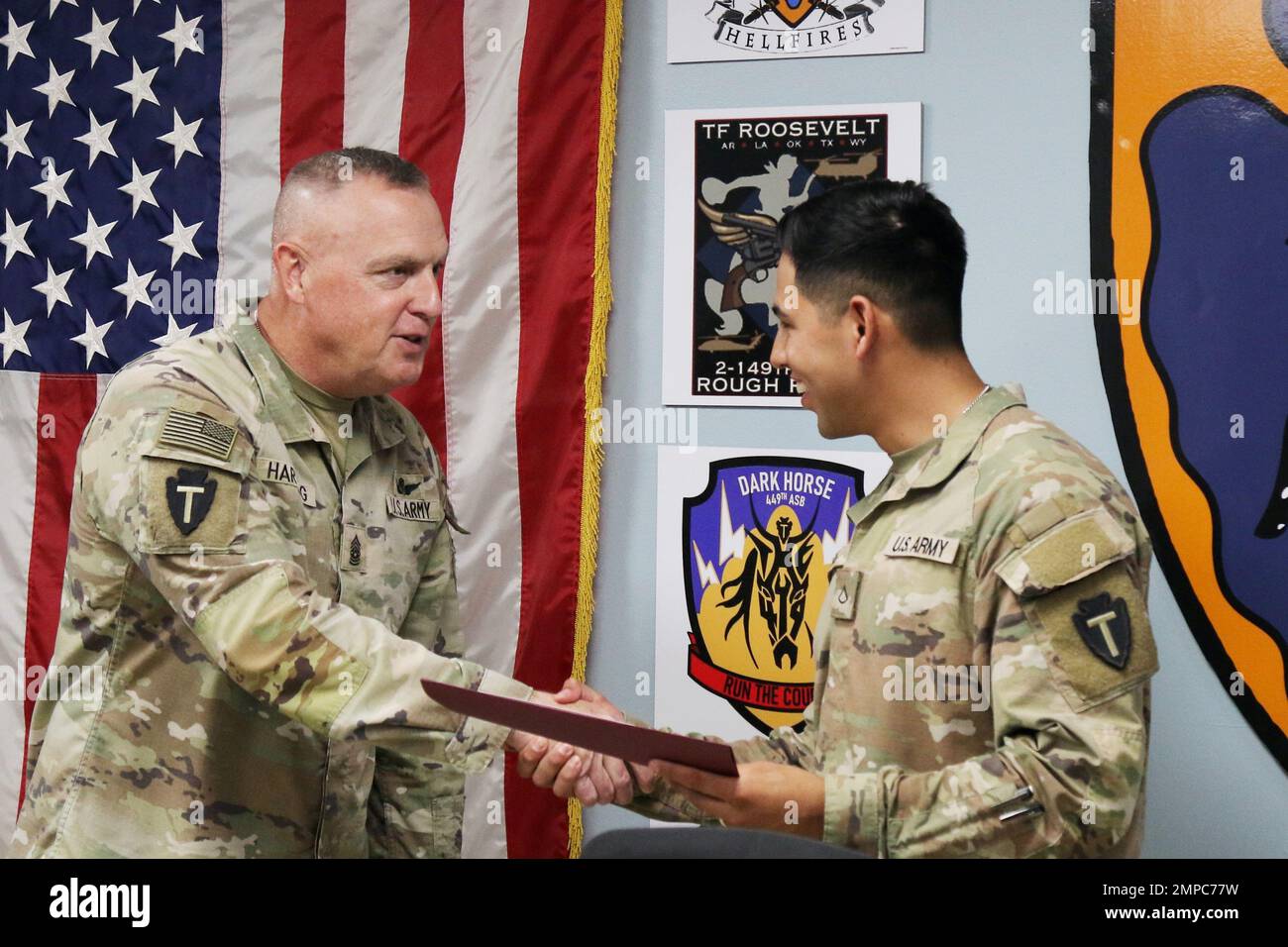 U.S. Army Pfc. Antonio Mora, automated logistical specialist, 92A, for ...