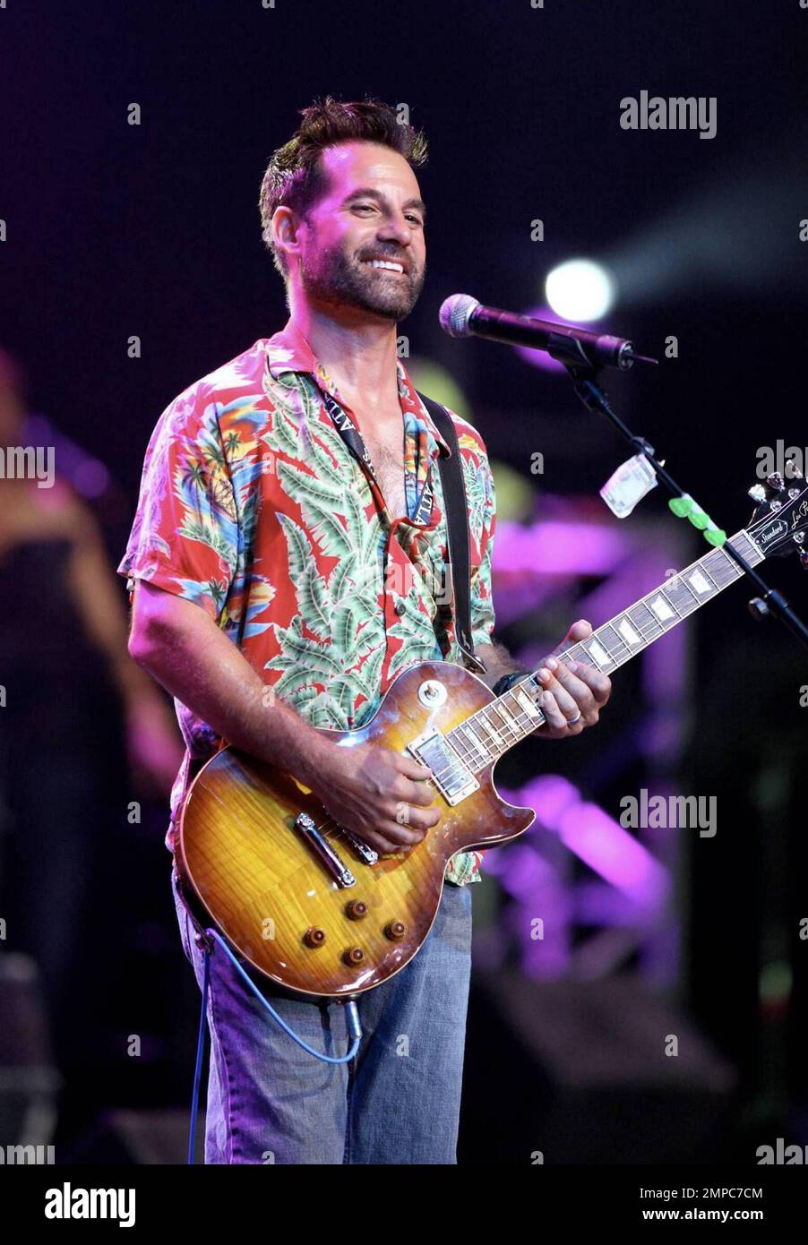 Jesse Spencer, Adrian Pasdar and Louise Griffiths perform in the Band ...