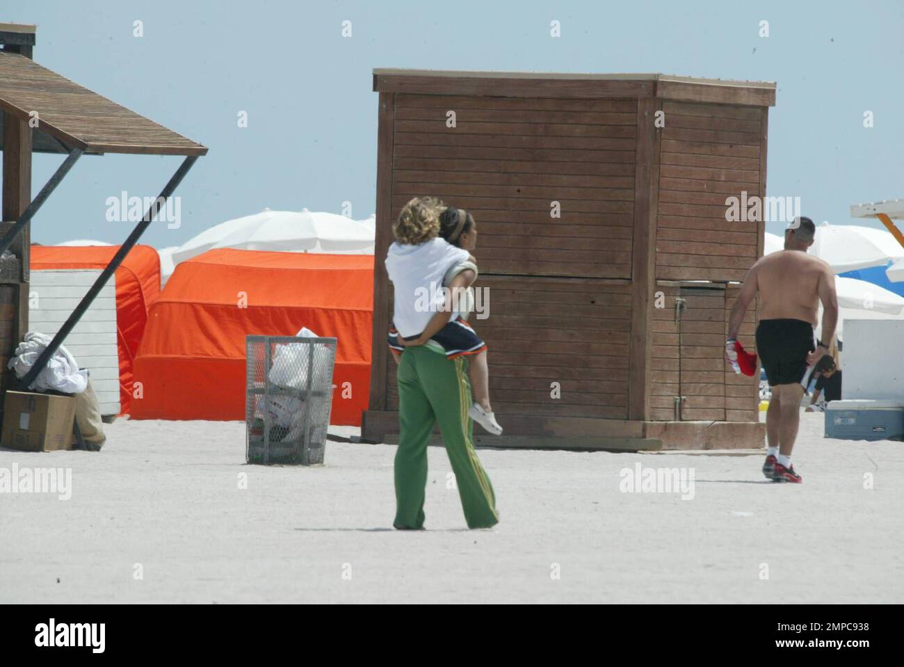 Barbara Becker and sons Noah & Elias enjoy a day with friends playing ...