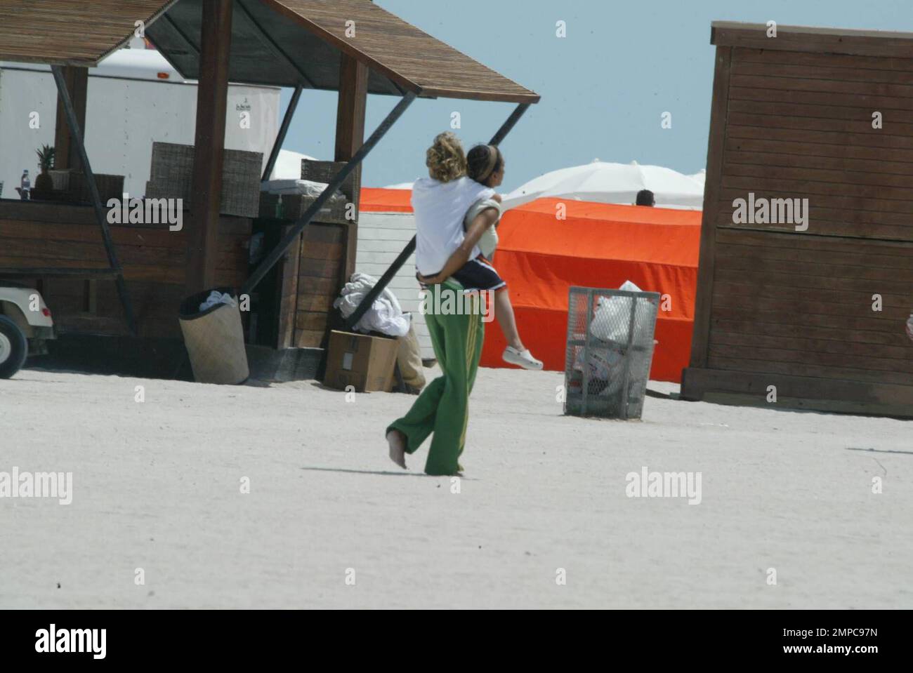Barbara Becker and sons Noah & Elias enjoy a day with friends playing ...
