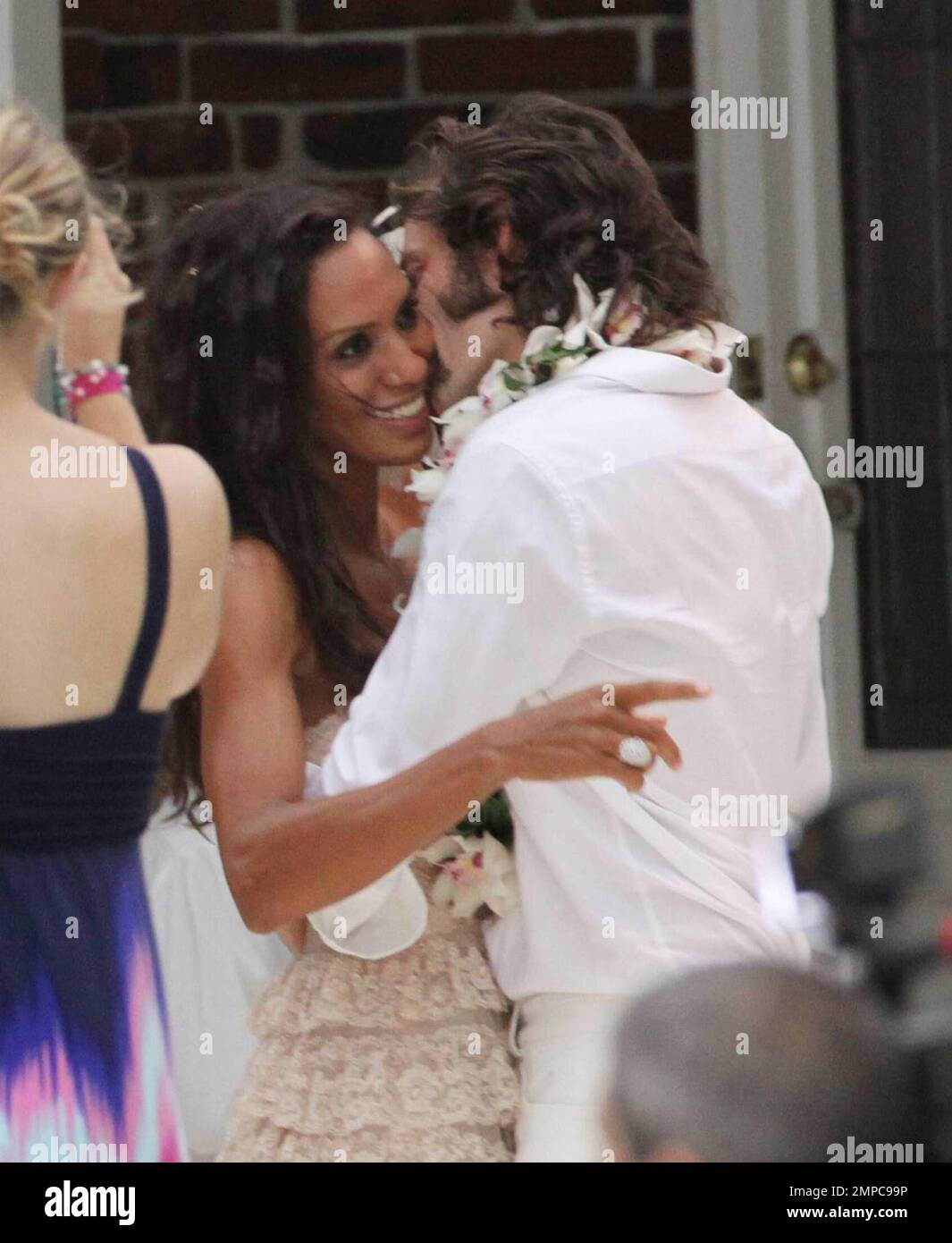 Scenes from the wedding of Barbara Becker and Arne Quinze take place in ...