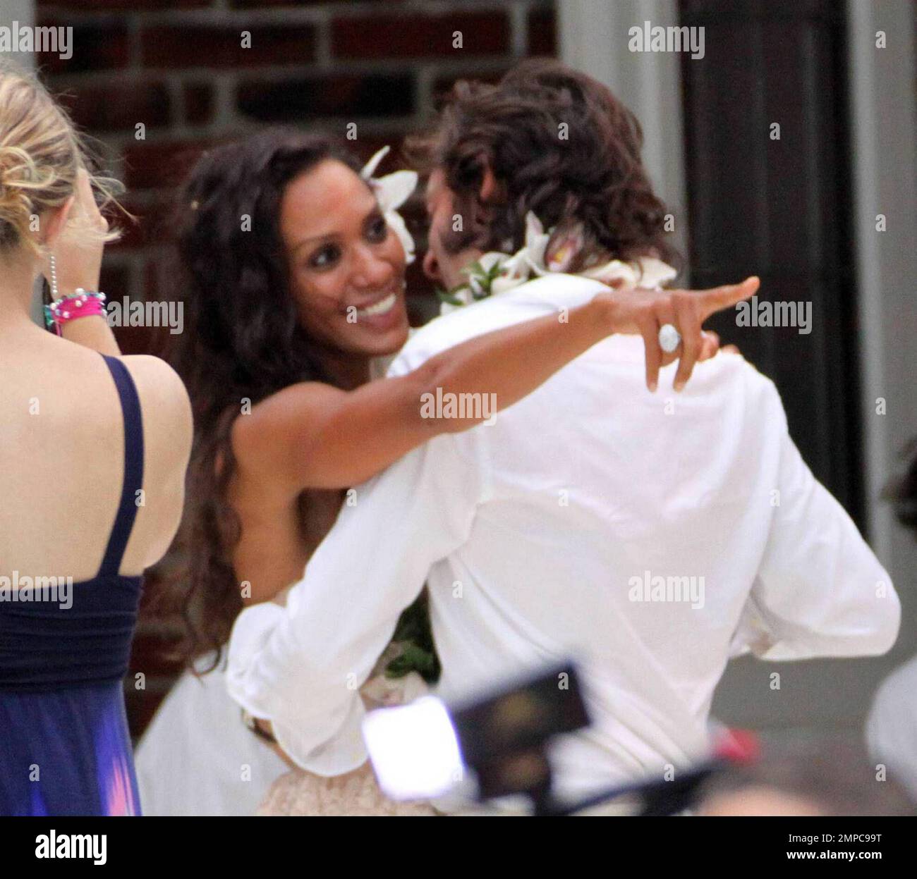 Scenes from the wedding of Barbara Becker and Arne Quinze take place in ...