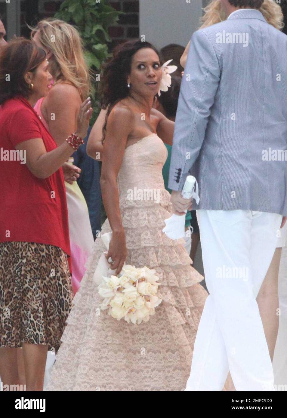 Scenes from the wedding of Barbara Becker and Arne Quinze take place in ...