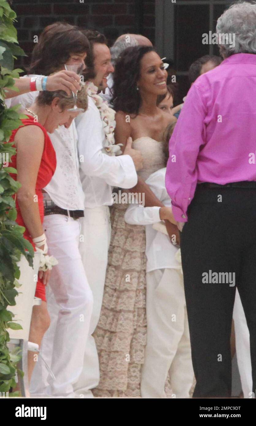 Scenes from the wedding of Barbara Becker and Arne Quinze take place in ...