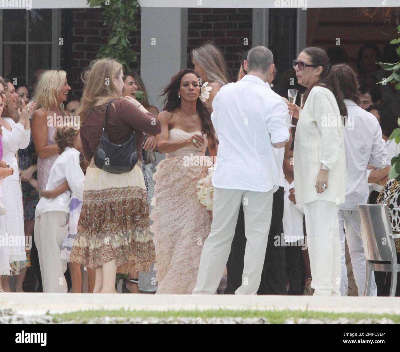 Scenes from the wedding of Barbara Becker and Arne Quinze take place in ...