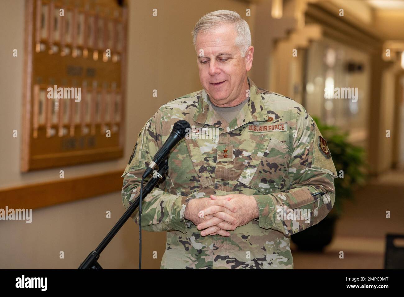 U.S. Air Force Maj. Gen. John Allen, commander, Air Force Installation ...