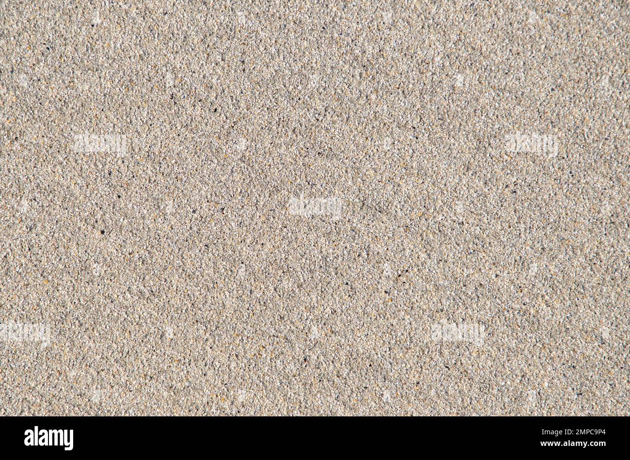 a top view of the fine sand texture on a beach, leveled sand Stock ...