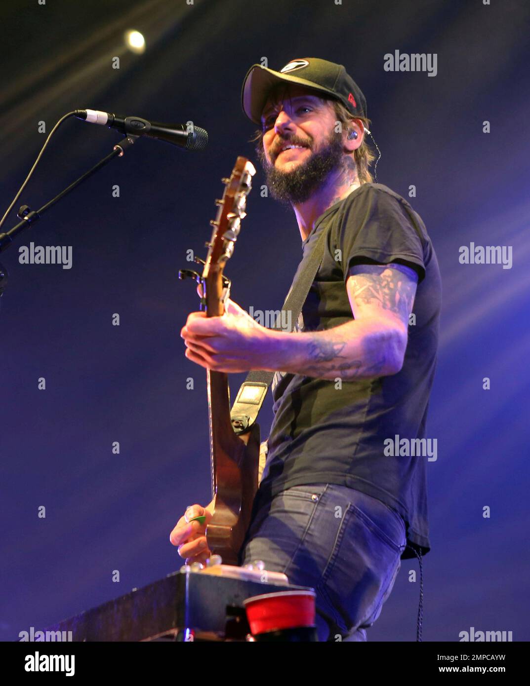Ben Bridwell with Band of Horses performs at the Coca-Cola Roxy Theatre ...