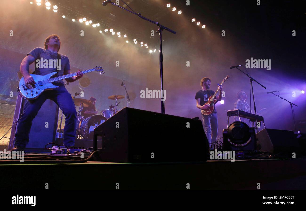 Ben Bridwell, Ryan Monroe, Creighton Barrett and Matt Gentling with ...