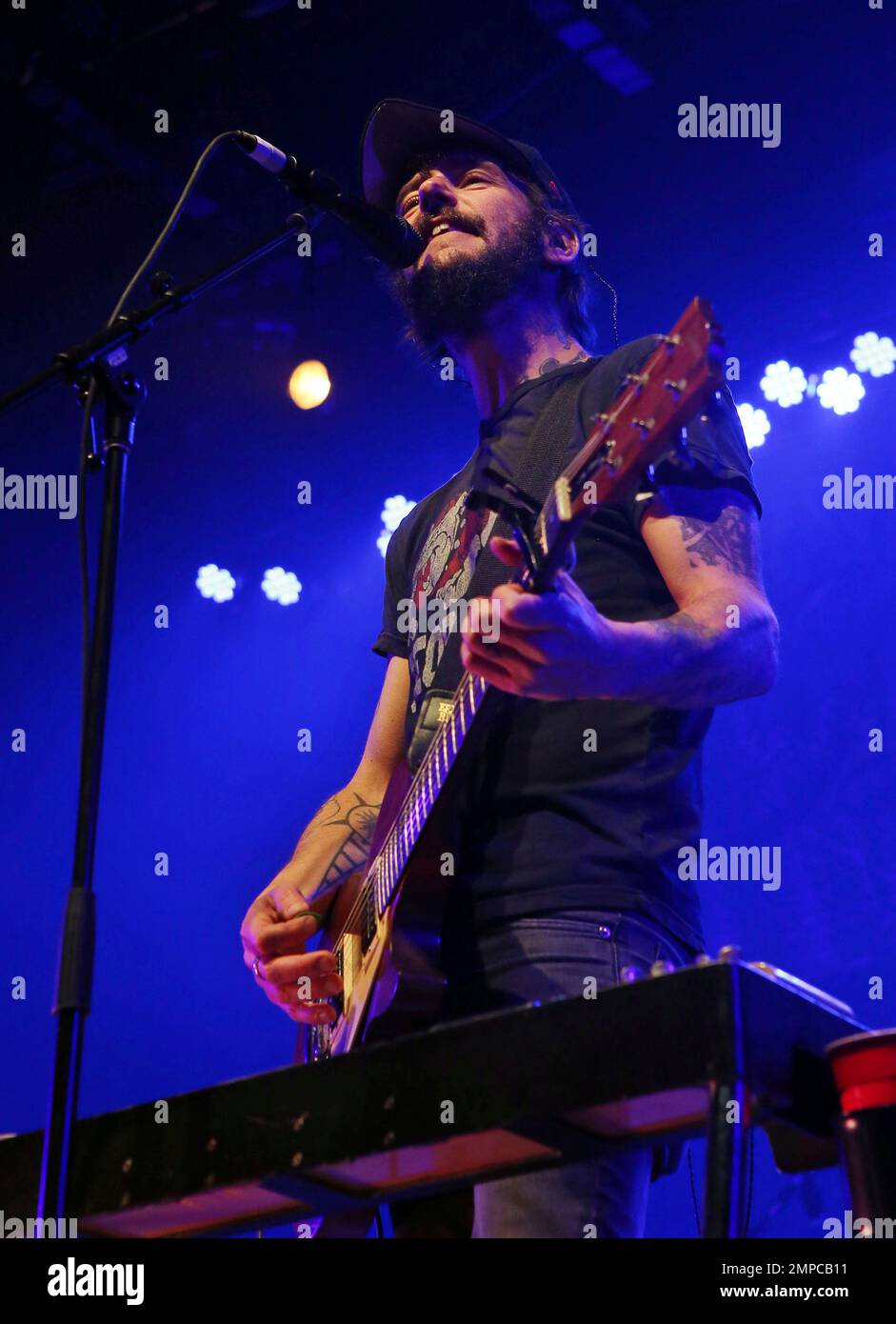 Ben Bridwell with Band of Horses performs at the Coca-Cola Roxy Theatre ...