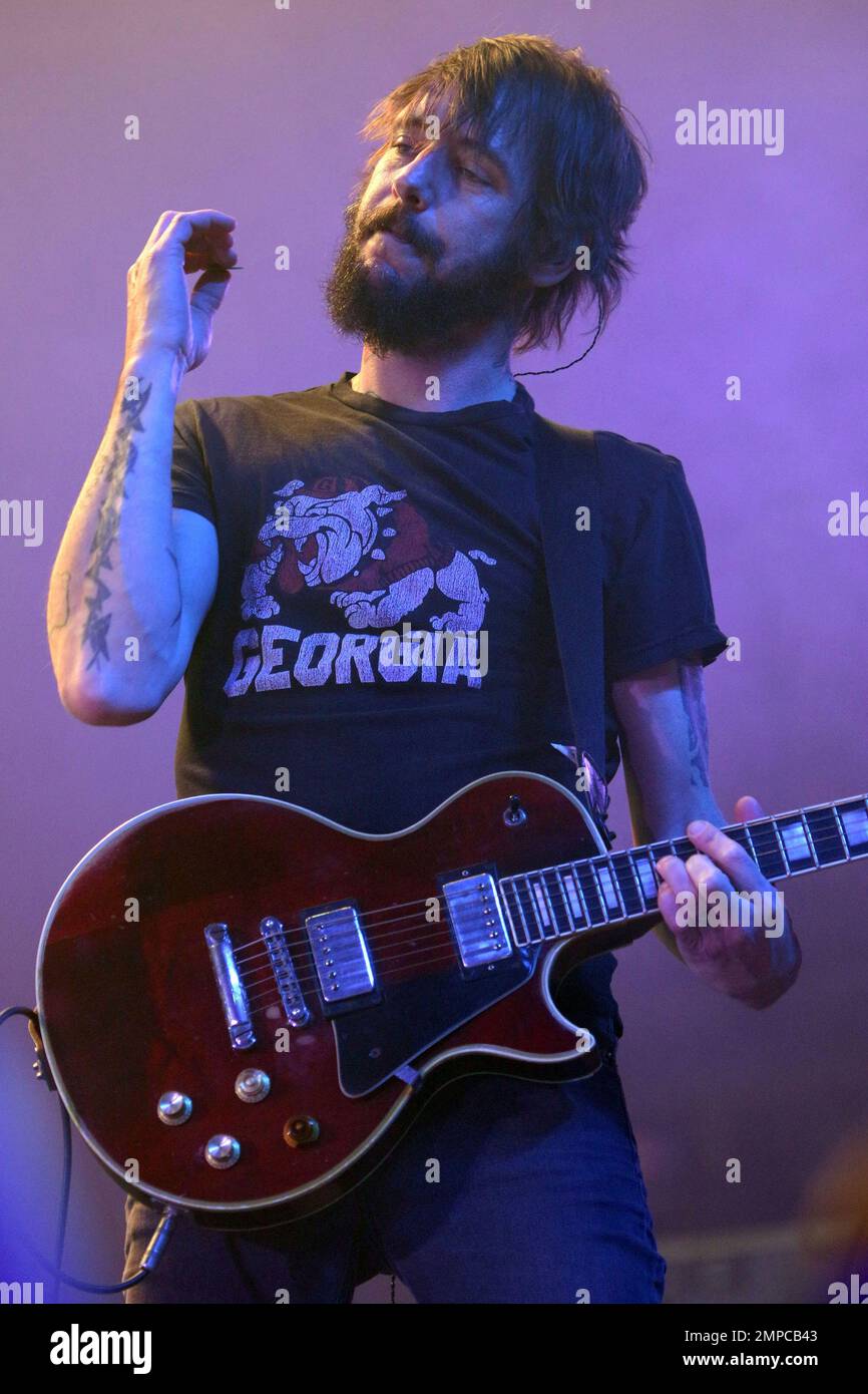 Ben Bridwell with Band of Horses performs at the Coca-Cola Roxy Theatre ...