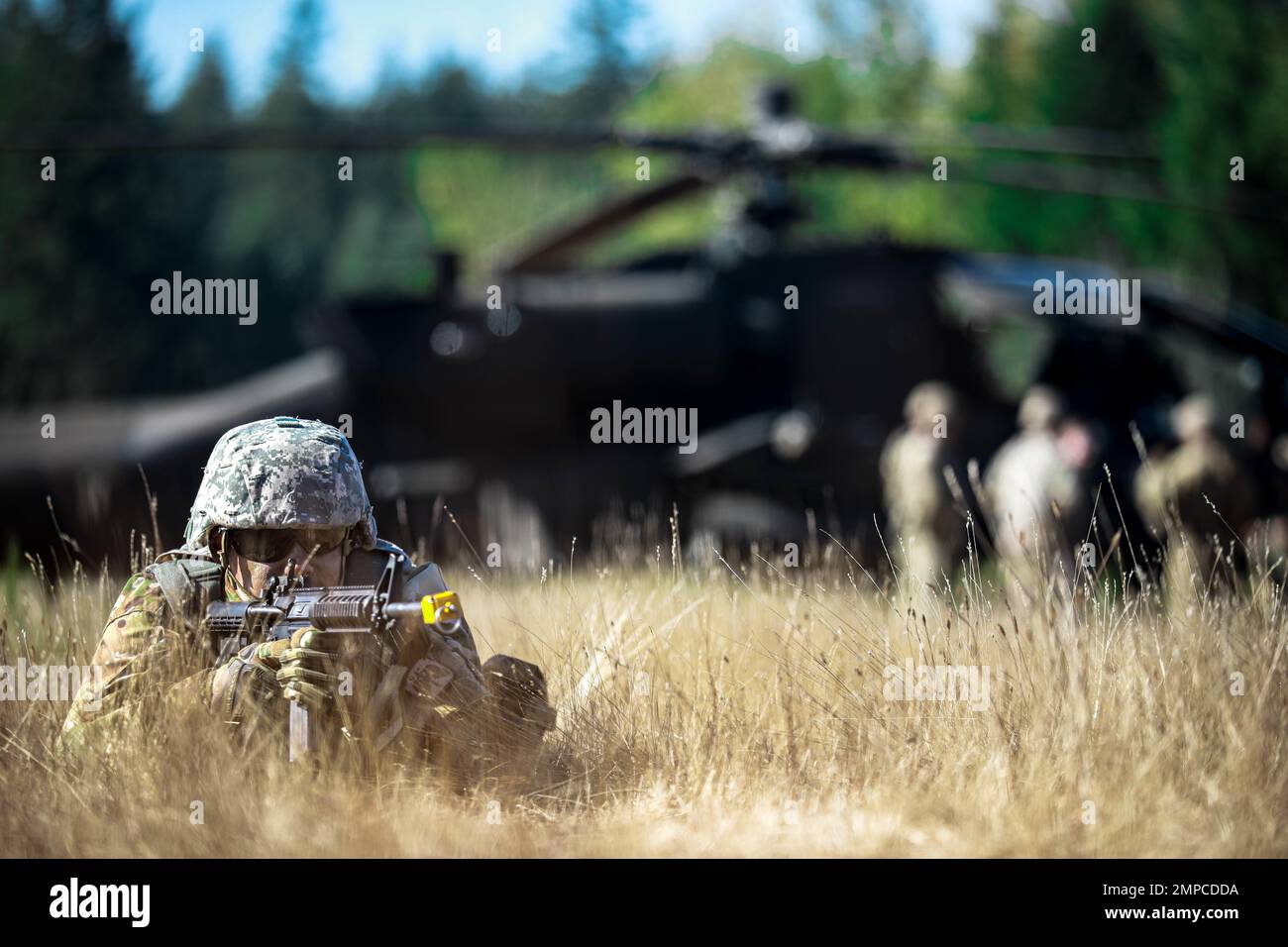 Troopers assigned to Delta Troop, 4-6 Air Cavalry Squadron, 16th Combat ...